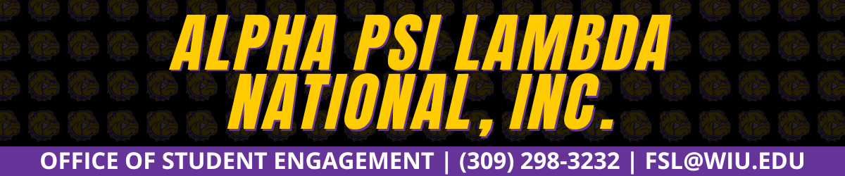 Alpha Psi Lambda - WIU